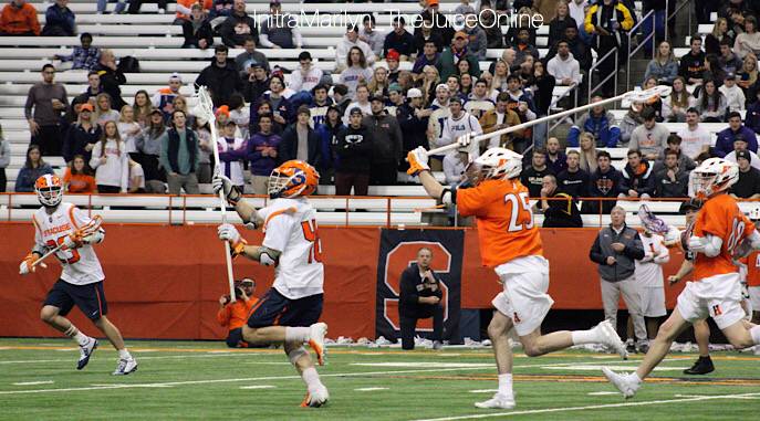 Drake Porter's career day leads Syracuse lacrosse past Vermont - The ...